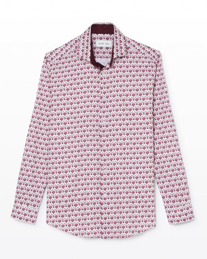 Pink Geo Flora Shirt