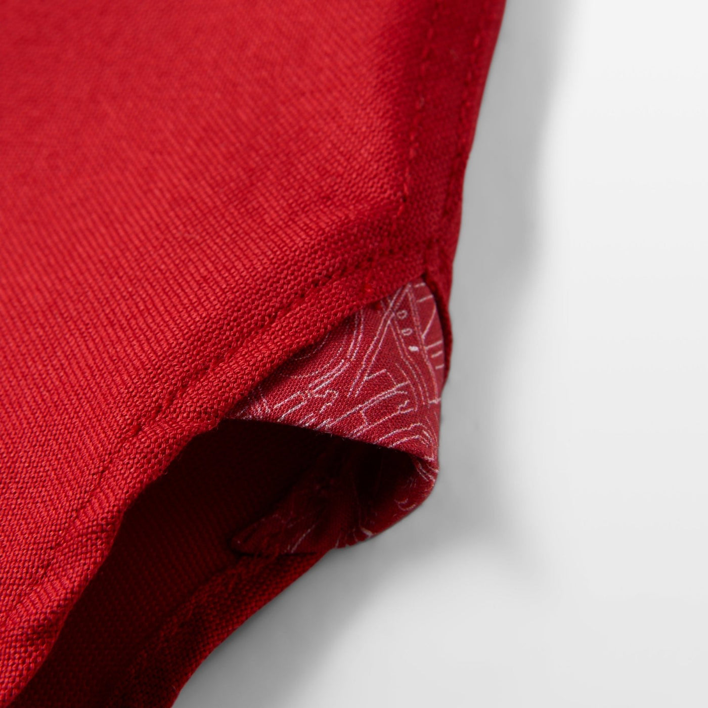 Red Oxford with Midlands Accents Button-Down Shirt