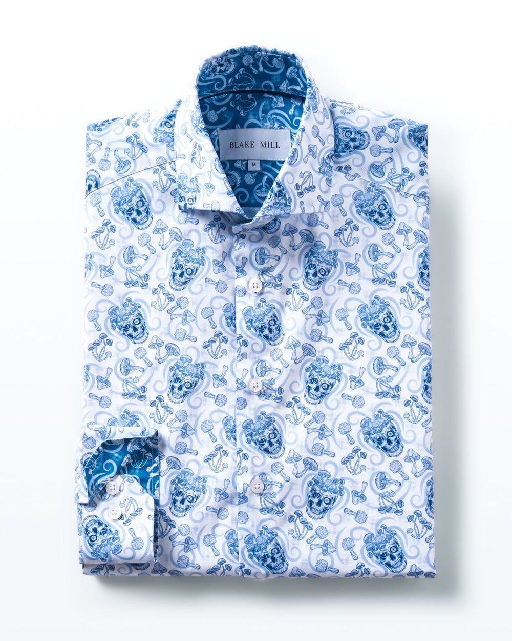 Stoned Skull Print Shirt | Blake Mill