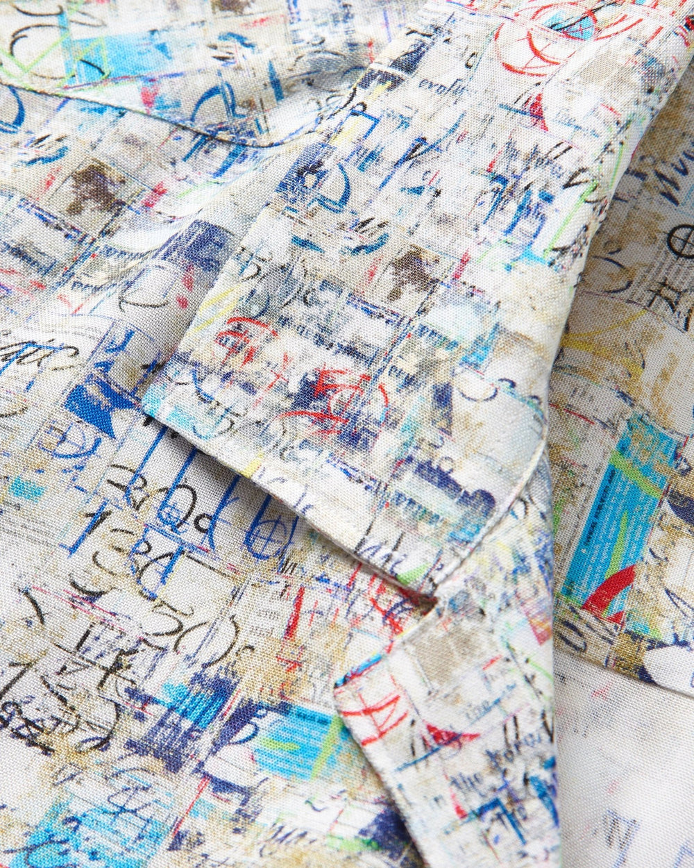 Street Art Open Collar Colourful Shirt | Blake Mill