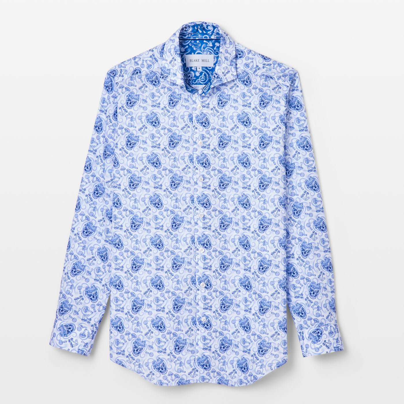 Stoned Skull Print Shirt | Blake Mill